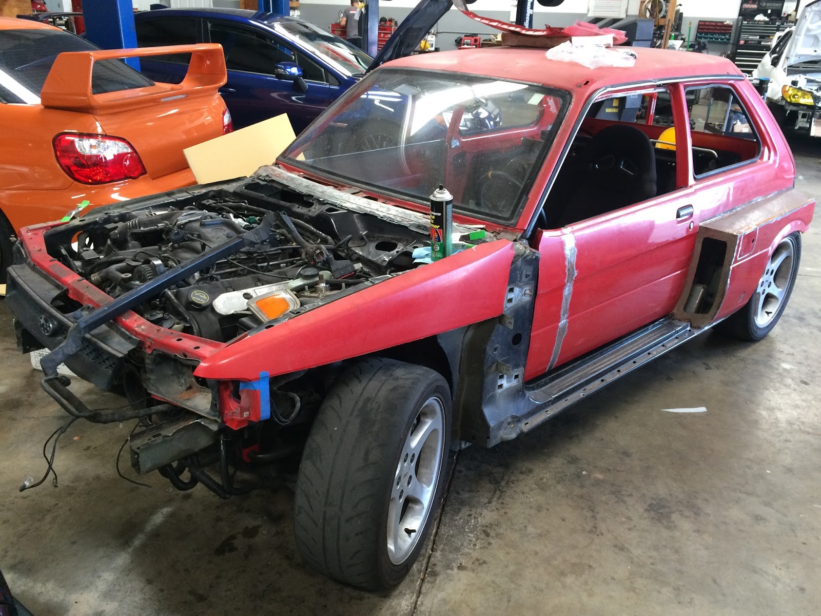 The Justang (Subaru Justy/Ford Mustang) – Build Threads